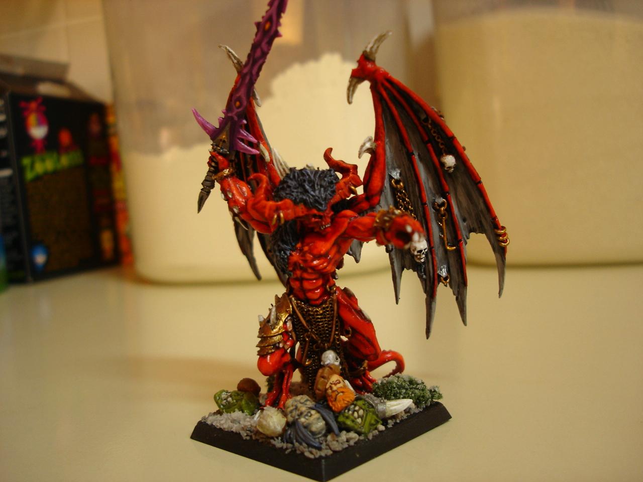 Daemons, Gloss, Khorne, Warhammer Fantasy - Daemon Prince of Khorne - Gallery - DakkaDakka